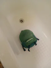 He is happy.