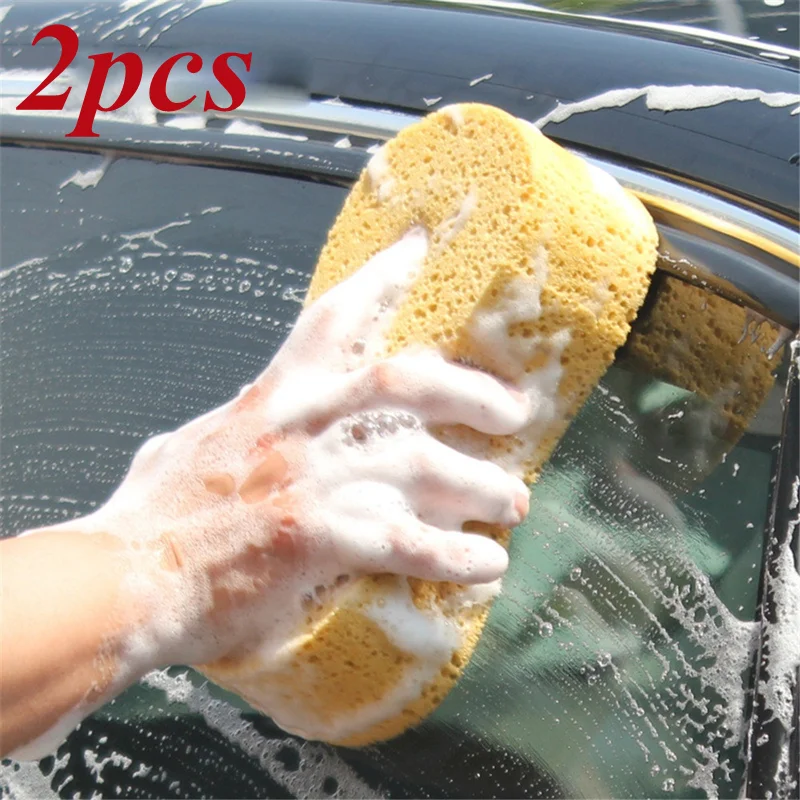 Large Car Wash Sponge Block, Perfect For Cleaning Vehicles, Random Colors.