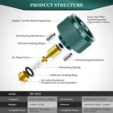 Jeebel Camp Gas Cooker Adapter For Easy Clic Plus System - Outdoor ...