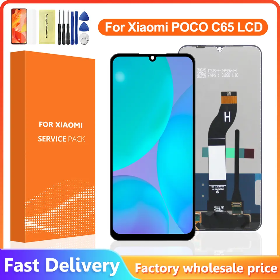 6.74" Amoled Lcd Screen For Xiaomi Poco C65, Touch Frame Assembly, High ...