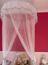 Mosquito Net Top Hook Encrypted Mesh Lace Patchwork Hanging Net Canopy ...