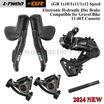 LTWOO eGR 1x12s Electronic Hydraulic Disc Brake Gravel Bike Groupset ...