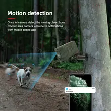 LCLCTEK 4MP 4G SIM 940nm Trail Hunting Camera Solar Powered Battery ...