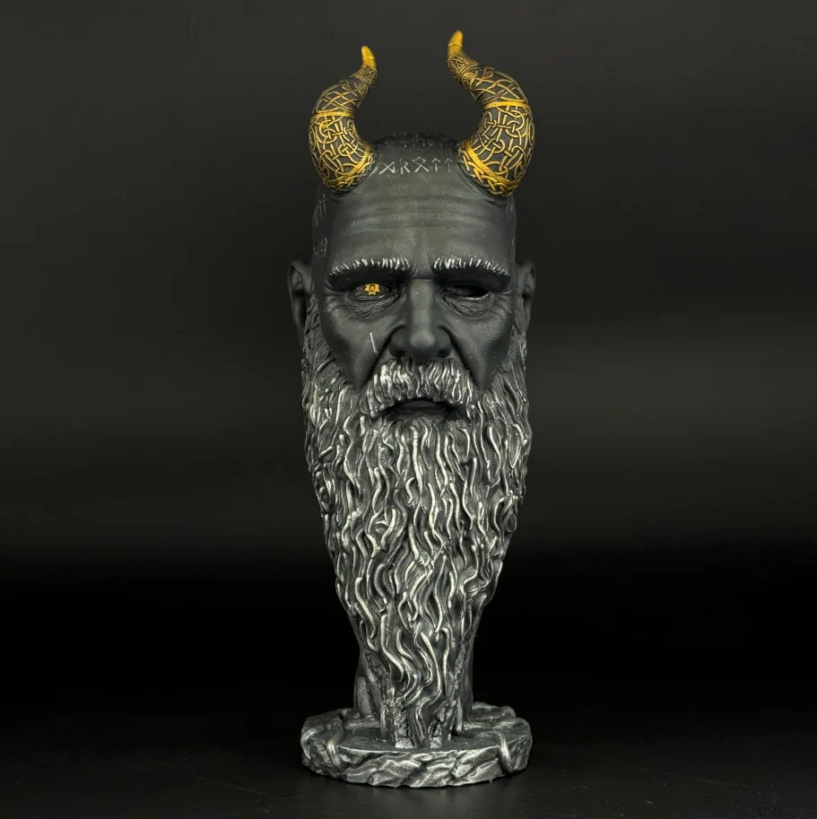 15CM Mimir Resin Bust Model Miniature Fantasy Collectible Figures ...