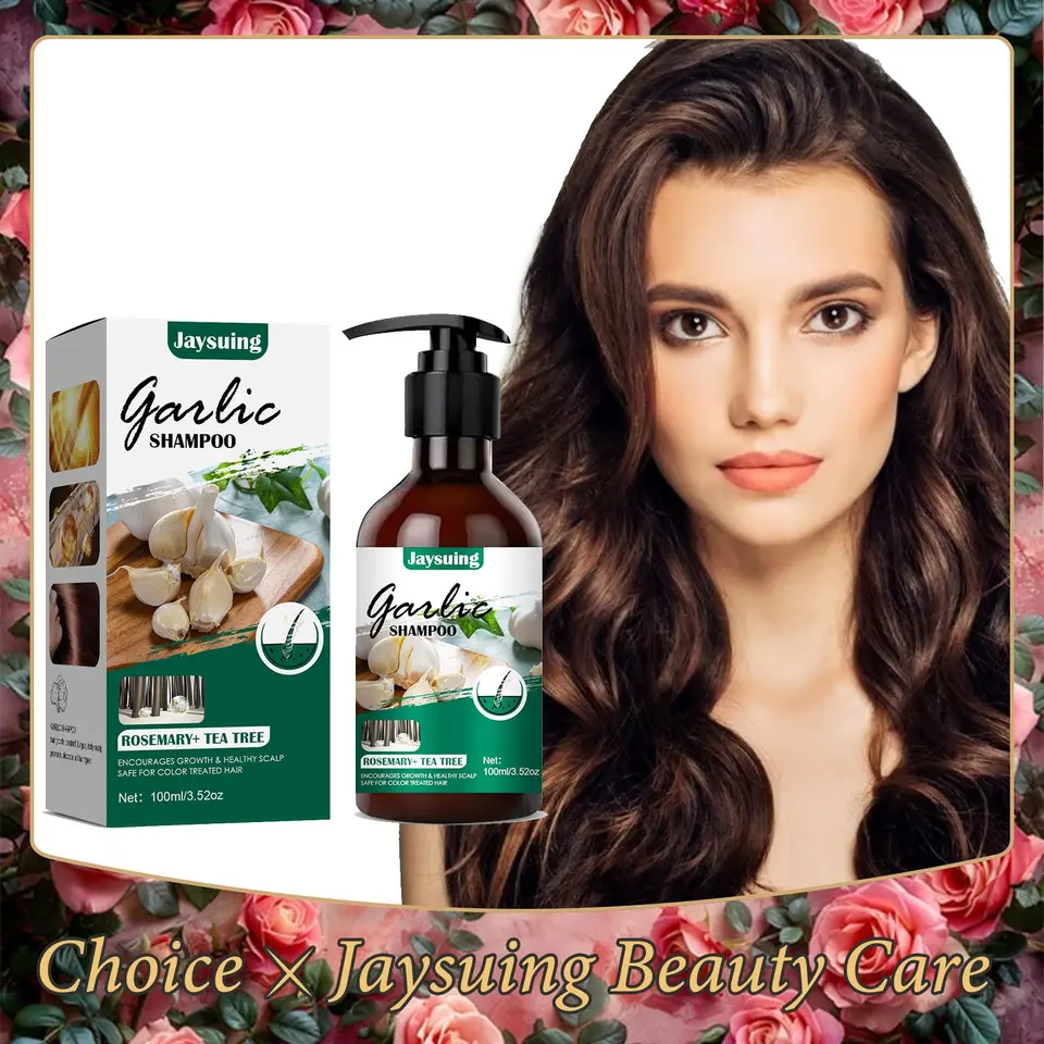 Garlic Rosemary Shampoo For Deep Dandruff Removal And Hair Repair