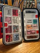 Travel Pill Case Medicine Storage Organizer Container Drug Tablet ...
