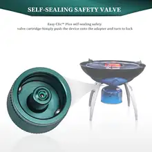 Jeebel Camp Gas Adapter For Easy Clic Plus, Outdoor Stove Accessory