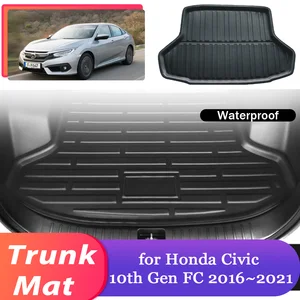 Fur Honda Civic 5dr Schragheck 2017 2018 2019 2020 2021 MaBgeschneiderte Hinten Stamm Matte Cargo Liner Boot Boden Tablett 3D EVA Zubehor AliExpress