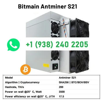 Buy 2 get 1 free NEW Bitmain Antminer S21 Pro 234T 3510W 15J/T BTC ...