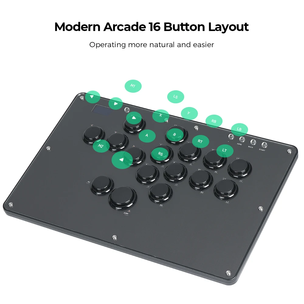 Haute42 FightStick Joystick Arcade Hitbox Button Rim Leverless ...
