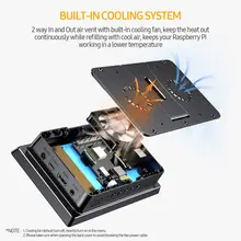 Ergonomic Raspberry Pi Case With Touch Screen & Fan For Ultimate ...