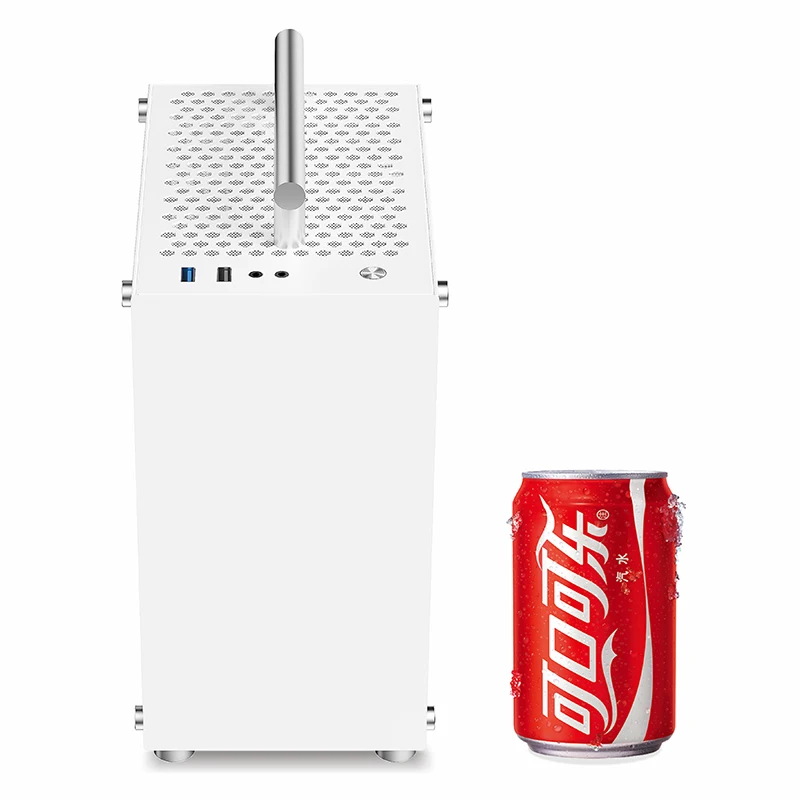 METALFISH T40 Mini ITX Black Case 7L Gaming Computer Chassis Compact ...