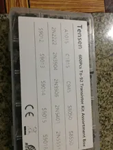 600Pcs TO-92 Transistor Kit assortment box A1015 C1815 S8050 8550 9012 ...