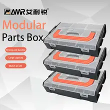 AMR Adjustable Compartment Plastic Storage Box Earring Bead Screw ...