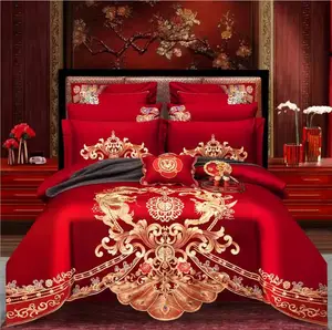 Chinese wedding bed sheet store