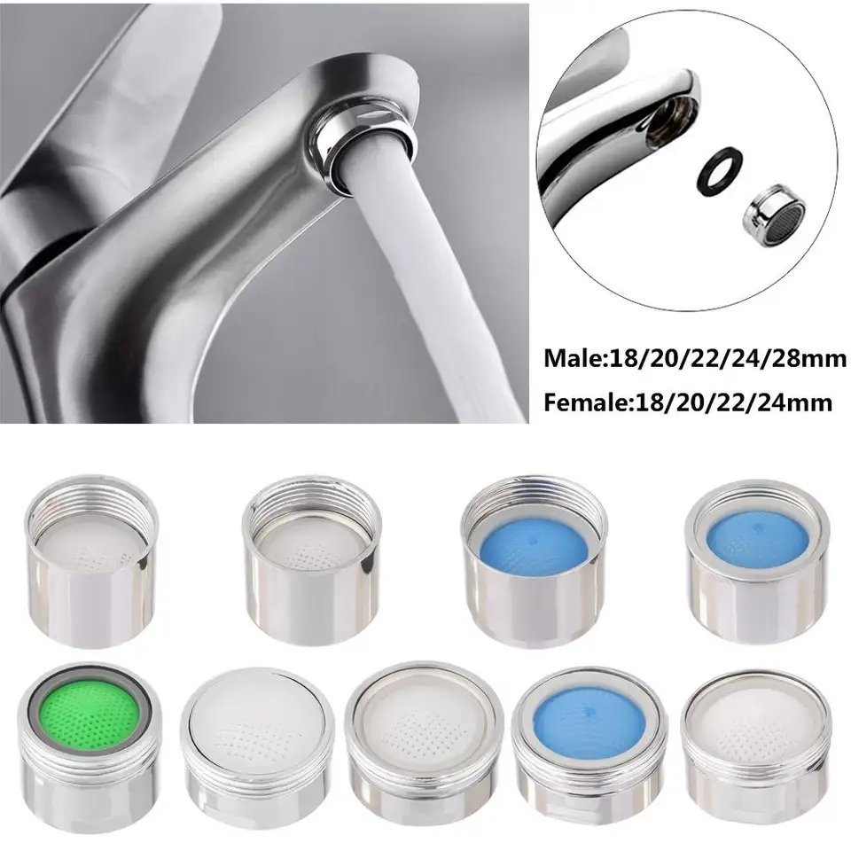 Water Saving Tap Aerator Faucet Tap Aerator Male Female Nozzle Spout ...
