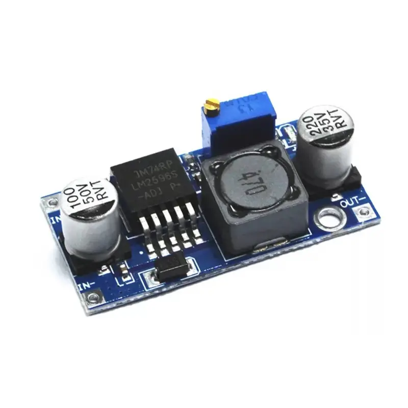 Regulador De Voltaje Lm2596S-Adj 3-40V, 3A Buck Converter, Módulo Adjustable.