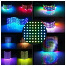 High-Brightness 8X8 Rgb Led Matrix Module, Individually Addressable ...