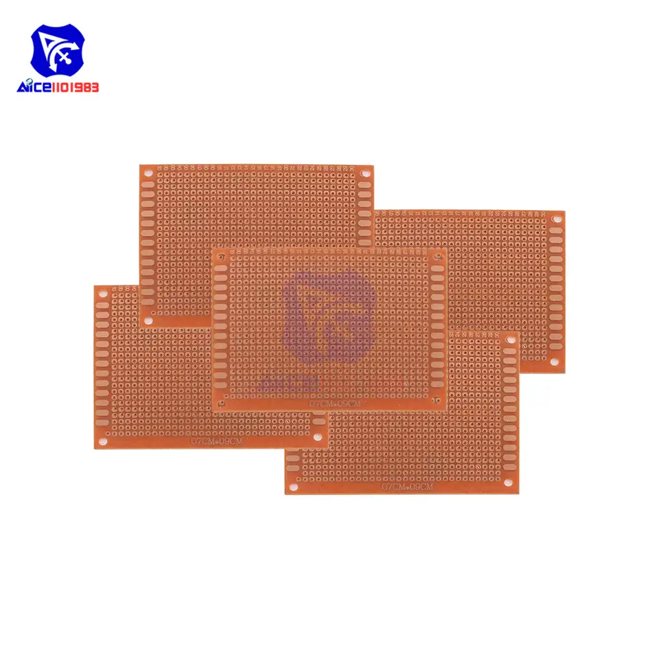 diymore 5PCS/Lot Universal PCB Board 90x70 mm 2.54mm Hole Pitch ...