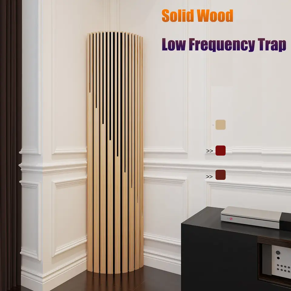 High-Quality Singapore Pine Wood Soundproof Wall Panels For Hi-Fi Room ...