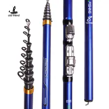 Carbon fiber 3.6M 4.5M 5.4M 6.3M Spinning Fishing Rod M Power ...