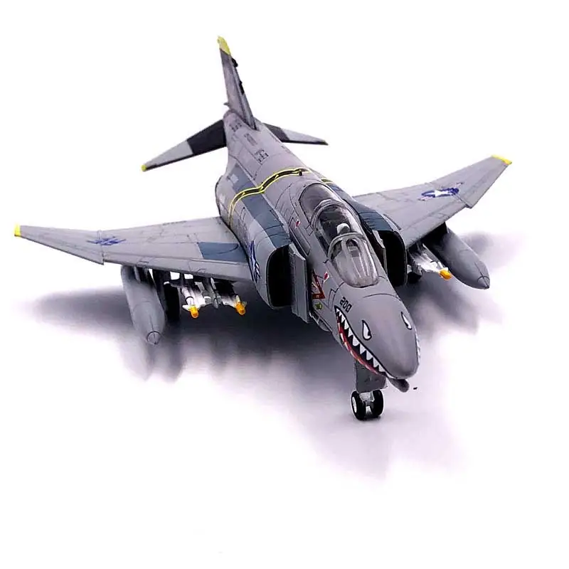 1:100 U.S.F-4 Fighter Phantom 2 Bomber Military Aircraft Model Diecast ...