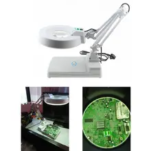 30 X Illuminated Magnifier 30 LED Magnifying Glass For Soldering Iron ...