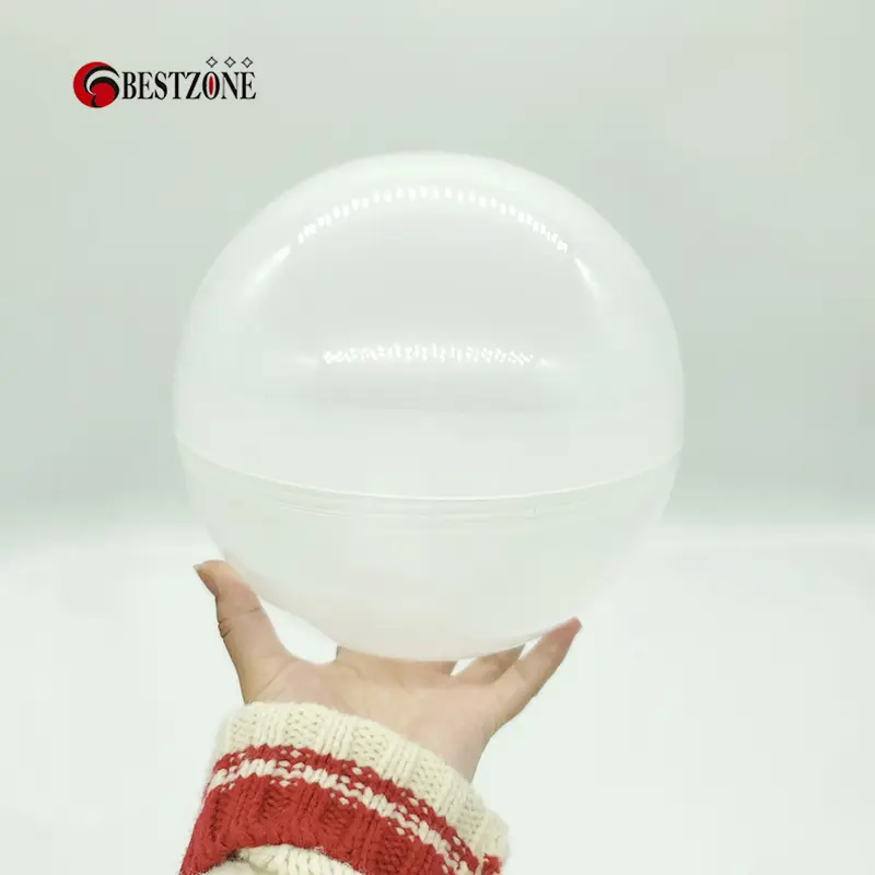 2Pc 7.8Inch Transparent Plastic Toy Capsules, Big Surprise Balls!