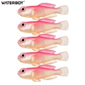 5pcs/Pack 75mm 9.3g Goby Soft Bait 0.33oz 3inch Swimbait Finest ...