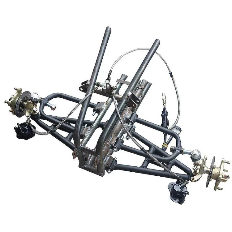 A front suspension frame for a kart or buggy, designed for use with ...