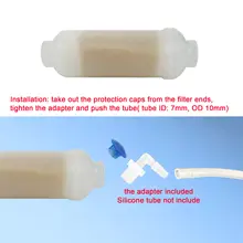 A 6 long inline mixed bed deionization DI resin cartridge with an ...