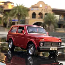 1/32 Russian Lada Niva Toy Car With Pull Back & Music
