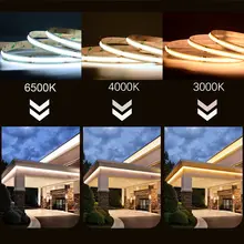 UL Listed COB LED Strip Light 320 480 LEDs/m 16.4ft High Density ...