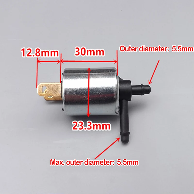Normally Closed N/C Electric Solenoid Water Valve DC 24V 11L/min ...