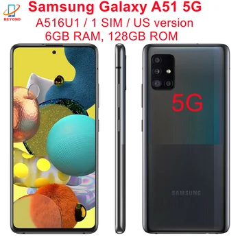 Samsung Galaxy A51 5G A516U1 6.5" 6GB RAM 128GB Octa Core 4 Camera NFC Exynos Original Unlocked ...