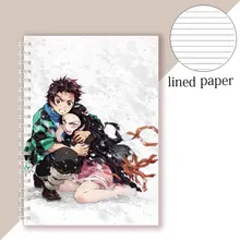 Demon Slayer Kimetsu No Yaiba - Spiral Notebook Writing Pad Note Book ...