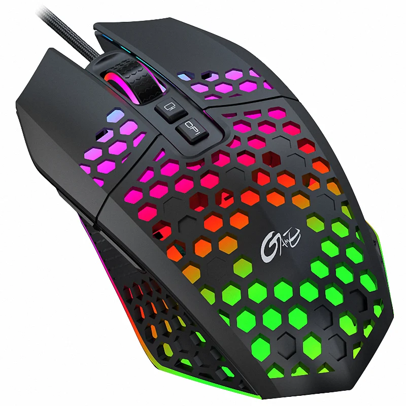 Ratón Gaming X801 Con 7 Botones Programables, Iluminación Rgb.