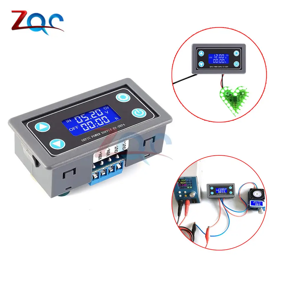 Cc Cv Adjustable Lcd Buck Boost Converter For Solar Charging And ...