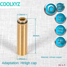 Kitchen faucet faucet fixed foot big foot screw extension nut wash ...