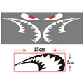 1Set Bicycle Frame Decoration Sticker Shark Head Tube Sticker MTB Bike ...