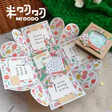 Midodo 3 1/8 Inch Explosion Box Cutting Dies For Scrapbooking And Paper ...