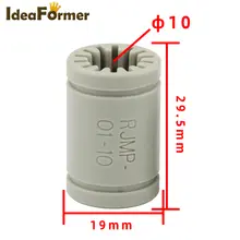 4Pcs Rjmp-01 Plastic Bearings For 3D Printer, Prusa Mendel Compatible