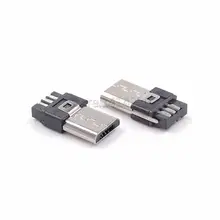 High-Quality 10Pc Mini Usb Micro 5-Pin Connectors For Electronics Projects.