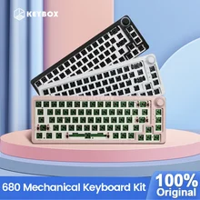 Ultra-Lightweight Tm680 Wireless Keyboard Kit With Rgb Lights And 3 ...