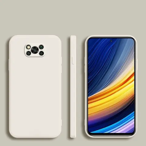 Funda de teléfono de silicona con marco cuadrado a la moda para Xiaomi ...