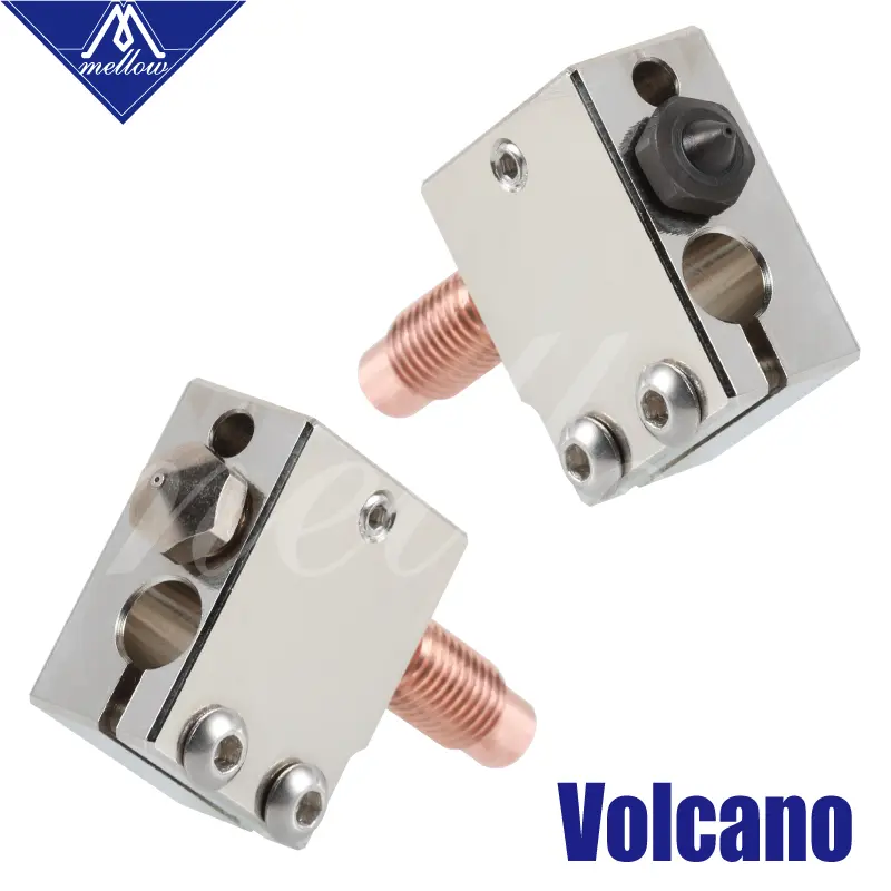 Mellow 3D Printer Volcano Heater Block + Volcano Nozzle + V6-Crazy ...