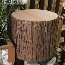 Vintage Fir Bark Tree Stump Bar Stools For Rustic Weddings!