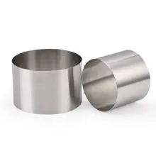 Round Shaped Stainless Steel Mousse Ring Mold DIY Cake Cutter Mould ...