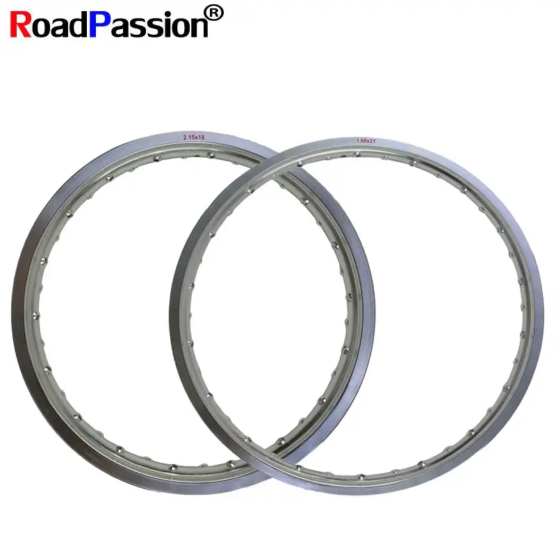 High-Quality 2.15X18 & 1.60X21 Aluminum Alloy Motorcycle Rims, 36 Spokes.