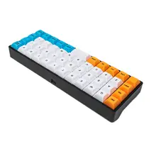 Diy Qmk Compatible Mini Mechanical Keyboard, Type C, Cnc Case, Cute Design